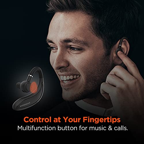 HyperGear BT 780 Wireless Headset with Noise Isolating Mic, Multipoint Device Connection, Ultralight Earphone for Driving/Truckers/Office, Compatible with Bluetooth Devices