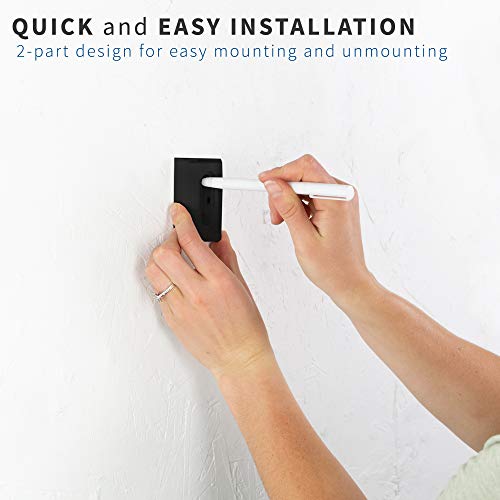 VIVO Dual Wall Mount Brackets Designed for Sonos One, SL, and Play:1 Audio Speakers, Adjustable Mounting for 2 Sonos Speakers, Black, MOUNT-PLAY1B