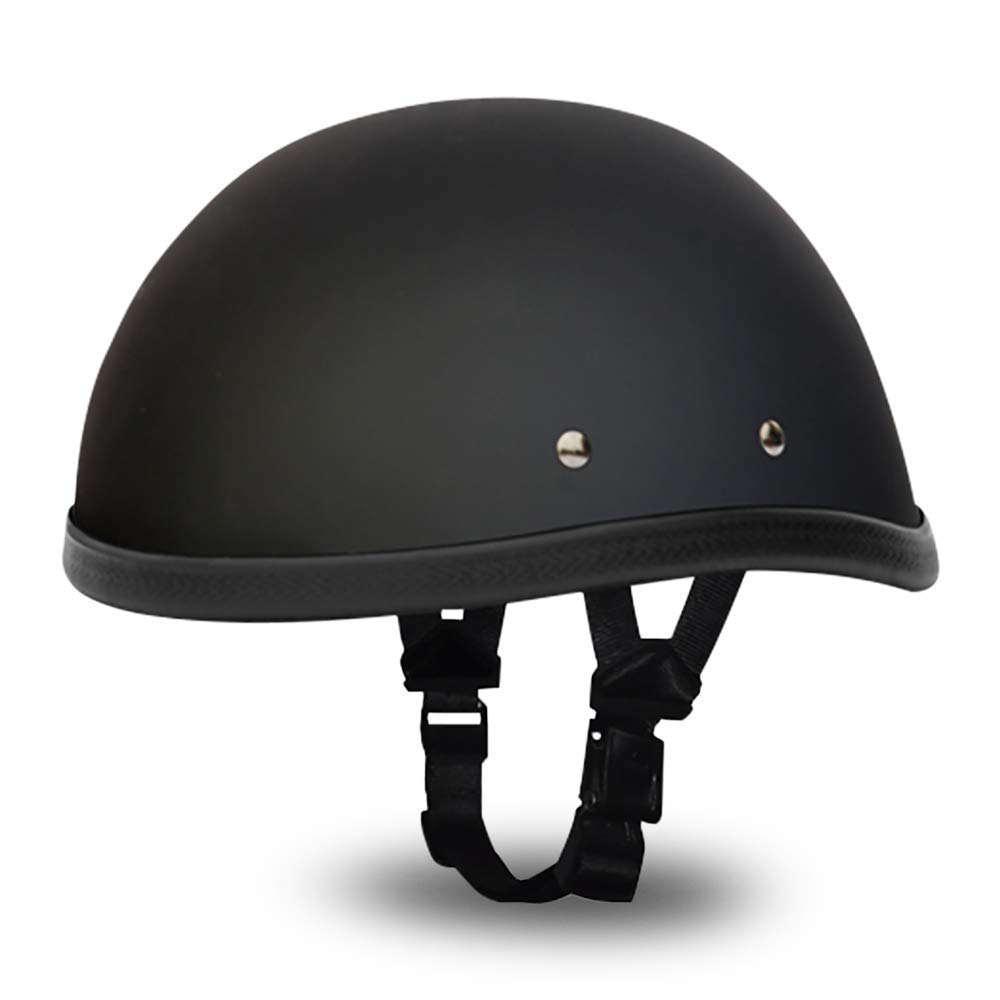 Daytona Helmets Eagle Headgear for Men - Novelty Half Helmet with Breathable Liner - Retro Skull Cap Helmet with Head Wrap