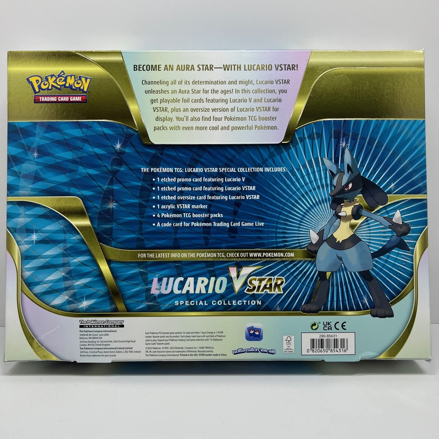 Pokemon TCG: Lucario VSTAR Special Collection Box