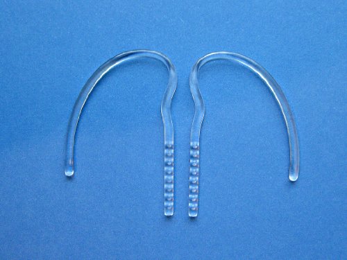 2 Clear Long Earhooks Earloops Compatible with Blueant T1, V1, V1x, Z9, Z9i Headset Wireless Devices