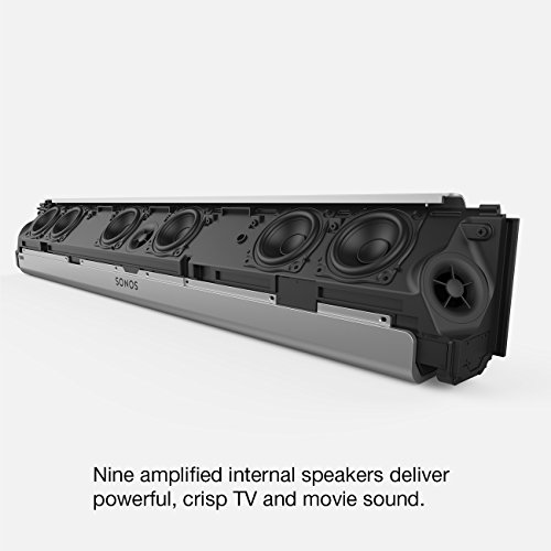 Sonos Playbar - The Mountable Sound Bar for TV, Movies, Music, and More - Black