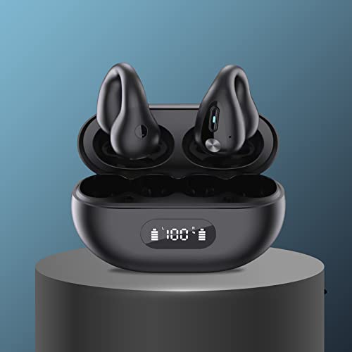Bluetooth 5.3 Wireless Headphones Bluetooth Headset Open Headphones Finger Control HiFi Sound for Sports Open Ear Headset for Running, Skipping, Dancing, Boxing