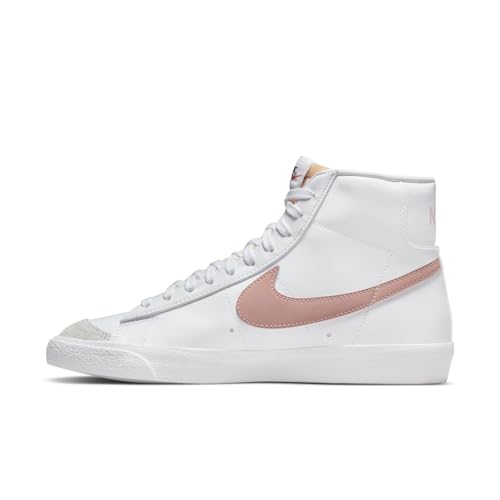Nike Women Gymnastics Shoes Flat, White Pink Oxford Bl, 7