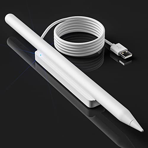 Upgraded 3.3Ft/1Mtr Magnetic USB Charger Cable Compatible with Apple Pencil 2nd Generation,Rapid Charging Cord fits for Ipad Pen Gen 2,Convenient Travelling Ipencil 2nd Gen Charger Adapter