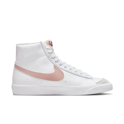 Nike Women Gymnastics Shoes Flat, White Pink Oxford Bl, 7