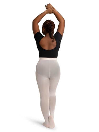 Capezio womens Studio Basics Footed tights, Ballet Pink, Small-Medium US