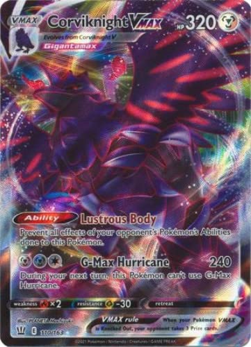Corviknight VMAX - 110/163 - Ultra Rare - Sword & Shield - Battle Styles