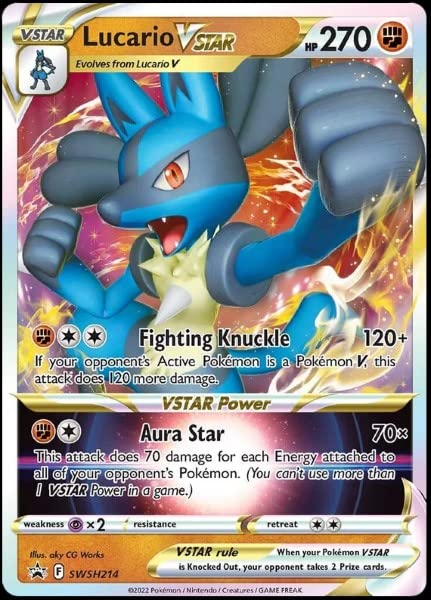 Pokemon - Lucario VSTAR -SWSH214 - Black Star Promo