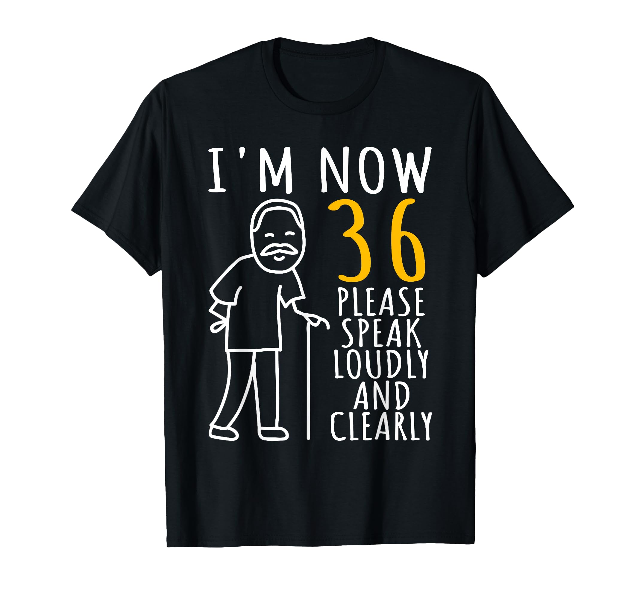 36th Birthday For Him | I'm Now 36 Years Old | Cool BDay T-Shirt