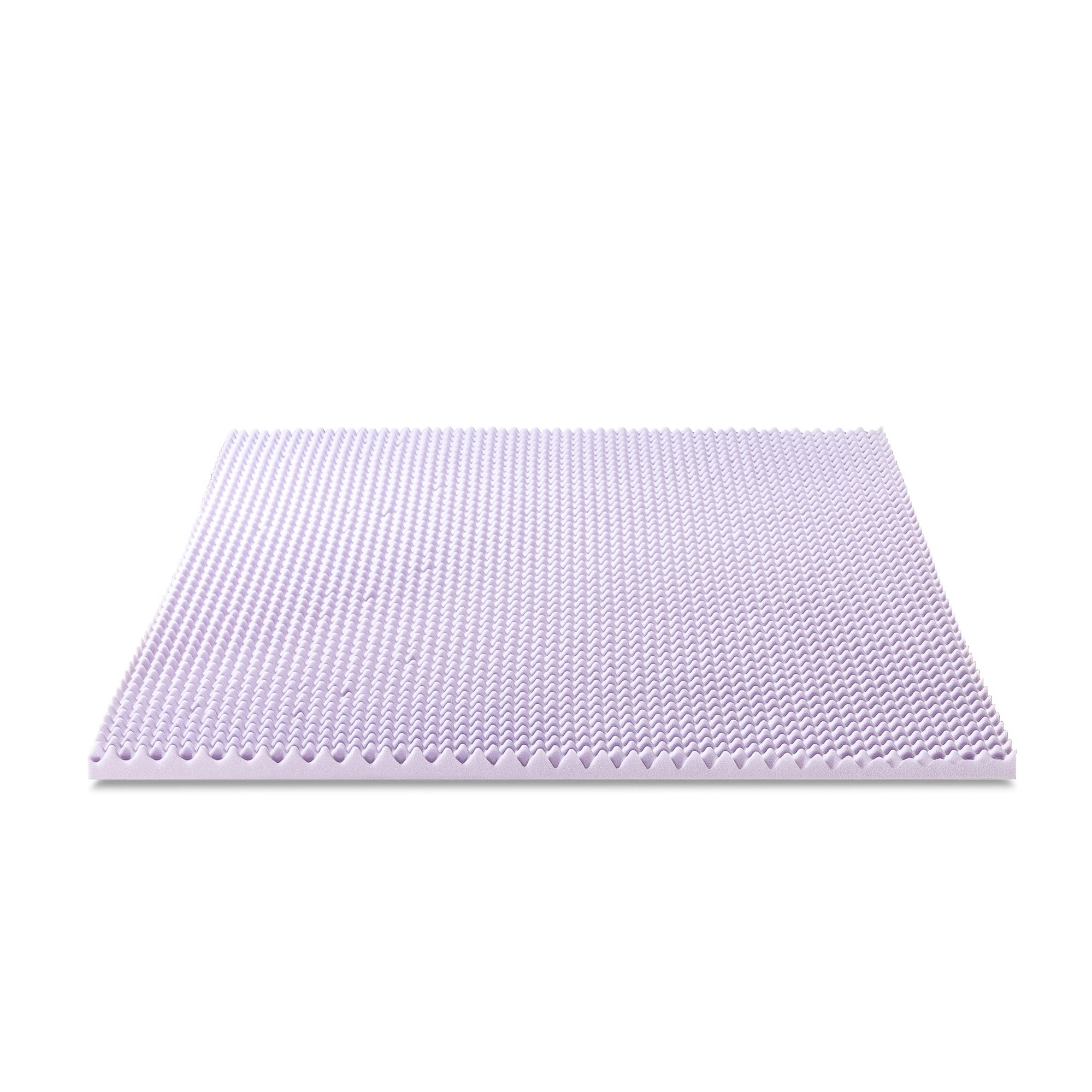 Best Price Mattress 1.5 Inch Egg Crate Memory Foam, Soothing Lavender Infusion, Twin Mattress Topper (ECMF-LV1.5T)