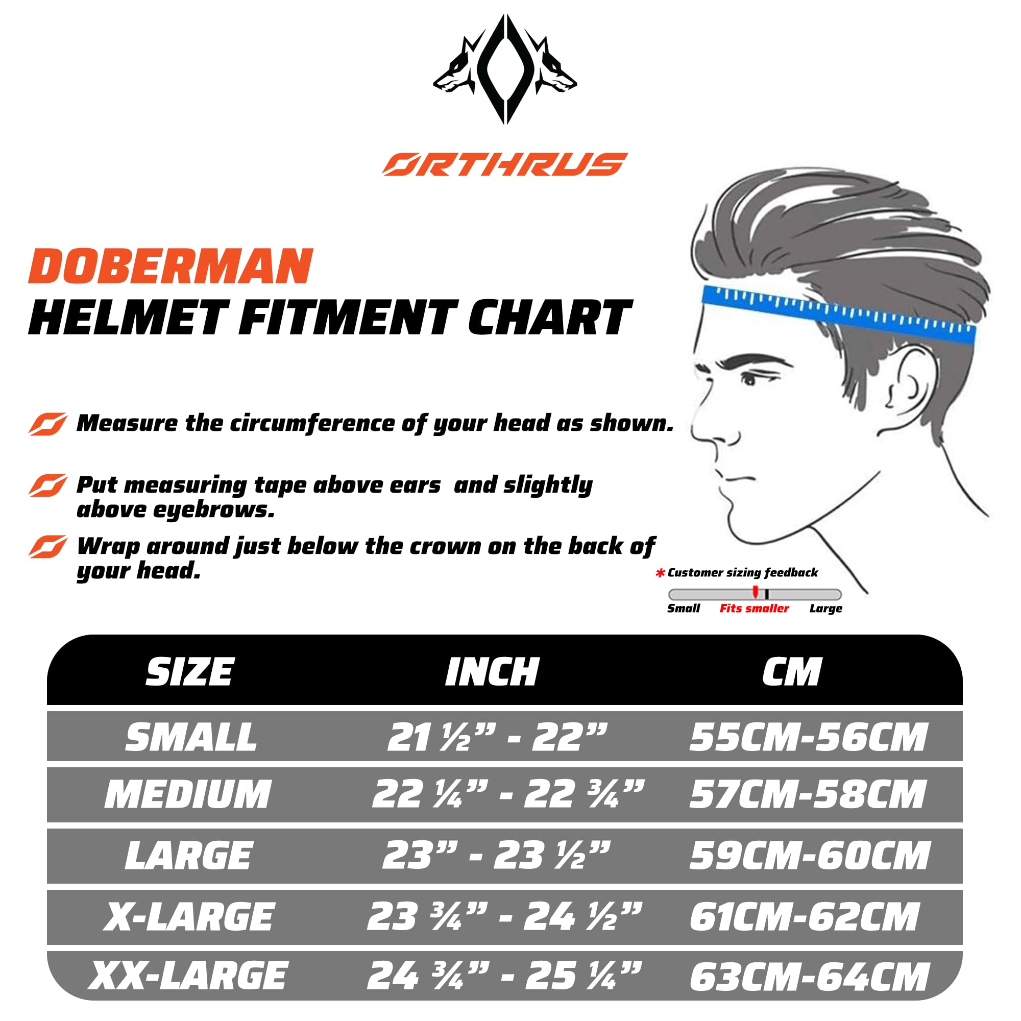 Orthrus Modular LED Full Face Motorcycle Helmet - DOT Approved, Flip-Up Dual Visor Design for Motorbikes, Street Bikes, Mopeds, Racing, Commuting - Unisex Adult
