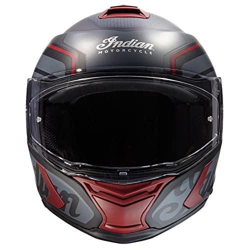 Indian Motorcycle Full Face Modular Helmet With Flip Up Dual Sunvisor for Adults, Matte Black, Bluetooth Compatible, Quick Release Strap, DOT Approved Helmet, for Men and Women