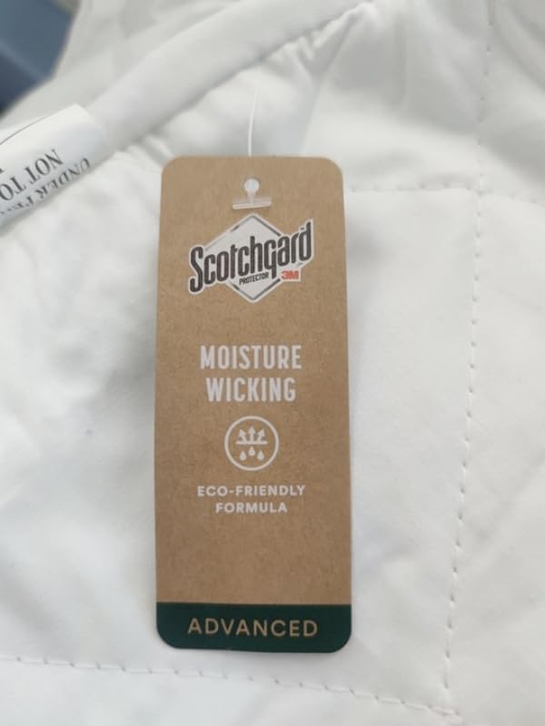 Sealy 3M Scotchgard Heated Mattress Pad | Quilted Cotton Electric Bed Warmer with 10 Heat Setting Controller | 1-12 Hours Auto Shut Off | 15" Deep All Around Elastic Pocket, Full