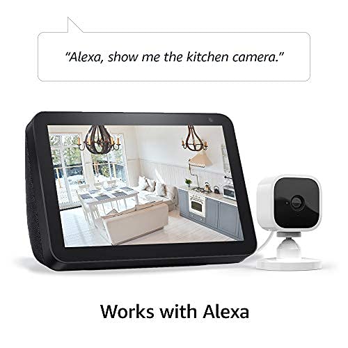 Certified Refurbished Blink Mini β Compact indoor plug-in smart security camera, 1080 HD video, night vision, motion detection, two-way audio, Works with Alexa β 2 cameras