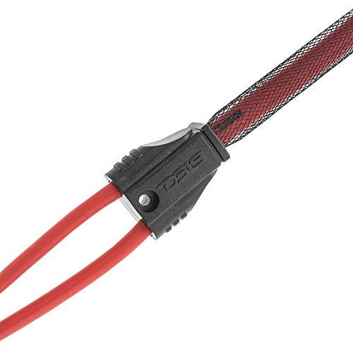 DS18 R20 RCA Ultra Flex Stereo Cable - 2-Male to 2-Male, Digital & Analogue, Supports (Amplifiers, AV Receivers, Hi-Fi) (3 Feet)