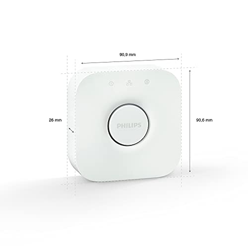 Philips Hue Bluetooth Gradient Ambiance Smart Lightstrip Starter Kit (6ft Base Kit + Hue Hub), White
