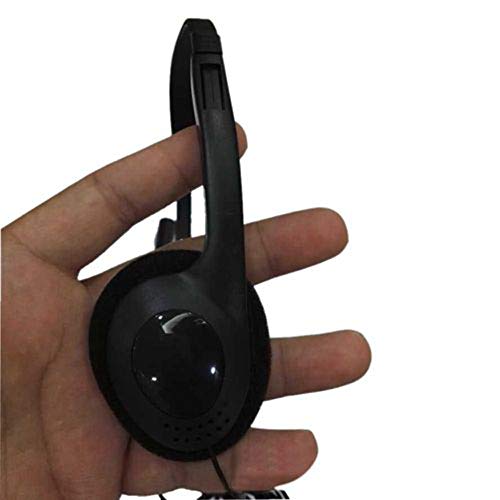 Baost Wired Over Ear Headphones with Microphone Foldable Headsets Wired Stereo Headset for 3.5mm PC Computer Laptop Random
