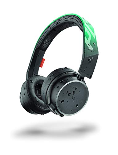 Plantronics BackBeat FIT 500 On-Ear Sport Headphones, Wireless Headphones with Sweat-Resistant Nano-Coating Technology by P2i, Teal (Renewed)