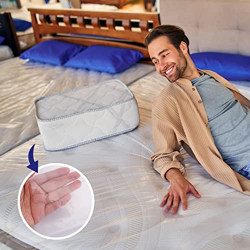 Mattress Bags for Moving, [1-Pack] Twin Size Mattress Storage Bag - 6 Mil Heavy Duty Waterproof Mattress Cover Protector for Storage and Disposal - 54 x 96 Inch