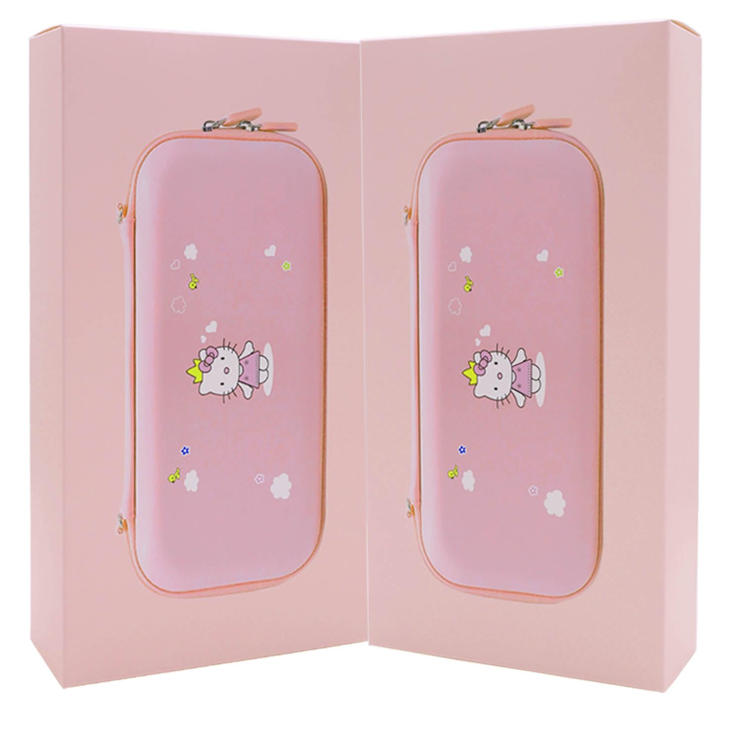GUTIAL Accessories Bundle for Nintendo Switch Lite - Cute Kawaii NS Lite Accessories kit for Grils Boys Kids with Carrying Case, Cartoon Cover Case, Screen Protector, Stand - Pink