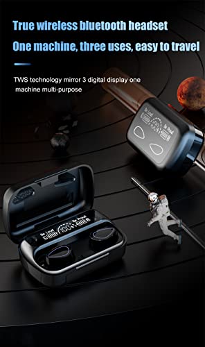 Wireless Earbuds, Bluetooth 5.2 Earbuds 140H Playtime Bluetooth Headphones HD Stereo Noise Cancelling Wireless Earphones in Ear with Mic, USB-C Charging Case, IP7 Waterproof Headset for Sports
