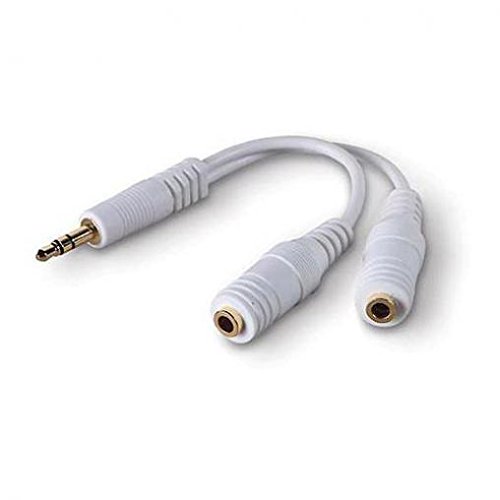 Headphones Splitter Compatible with Samsung Galaxy Tab A 10.1 (2019) Tablet - 3.5mm Earphone Adapter Dual Headset Port Audio Jack Adaptor for Galaxy Tab A 10.1 (2019) Model ONLY