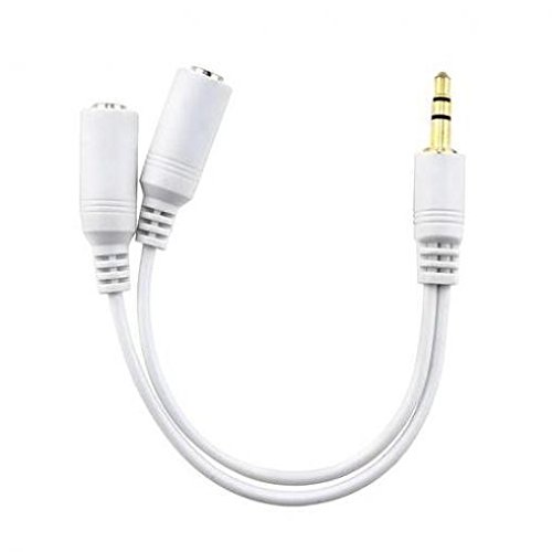 Headphones Splitter Compatible with Samsung Galaxy Tab A 10.1 (2019) Tablet - 3.5mm Earphone Adapter Dual Headset Port Audio Jack Adaptor for Galaxy Tab A 10.1 (2019) Model ONLY