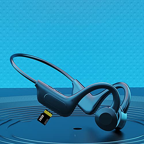 Yunnyp Wireless Bone Conduction Headphones, Ear Bluetooth Sport Headphones BT5. 1 Stereo Sports Earphone with Microphone Support TF Card