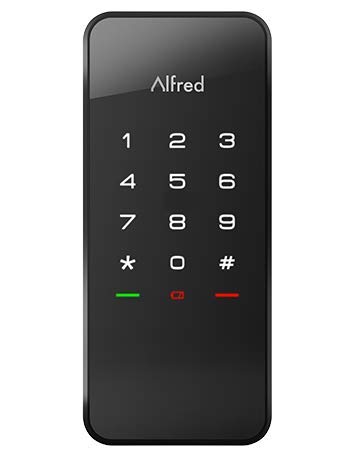 Alfred Touchscreen Keypad Pin + Bluetooth + Z-Wave (DB1-C-BL) Smart Door Lock