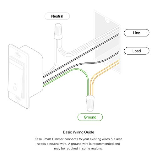 Kasa Smart Light Bulb & Smart Dimmer Switch by TP-Link, Single Pole, Needs Neutral Wire,WiFi Light Switch for LED Lights, Compatible with Alexa and Google Assistant,UL Certified, 1-Pack(HS220)
