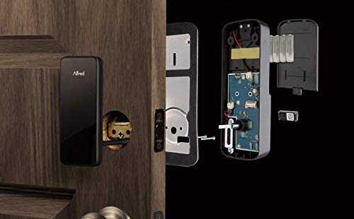 Alfred Touchscreen Keypad Pin + Bluetooth + Z-Wave (DB1-C-BL) Smart Door Lock