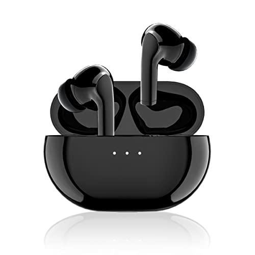 Awker A50 True Wireless Earbuds in Ear Bluetooth 5.1 Earphones Headphones, Touch Control with Charging Case, Built in Mic, Waterproof, TWS HiFi Stereo for Sport (Black)