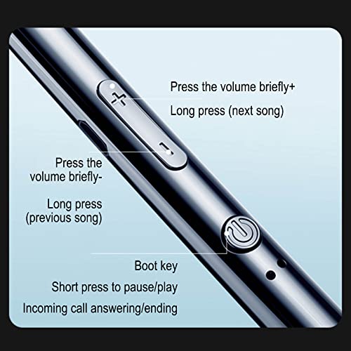 Wireless High-Power Headphones Bluetooth Earphones Double Ear Neck Hoop Ear Neck-Mounted Earphones for Sports