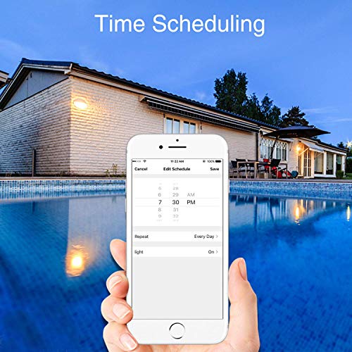 Smart Light Switch, WiFi Smart Double Switch Button, Compatible with Alexa and Google Home, Remote Control with Timing Funtion, No Hub Required,Smart Life APP Provides Control from Anywhere