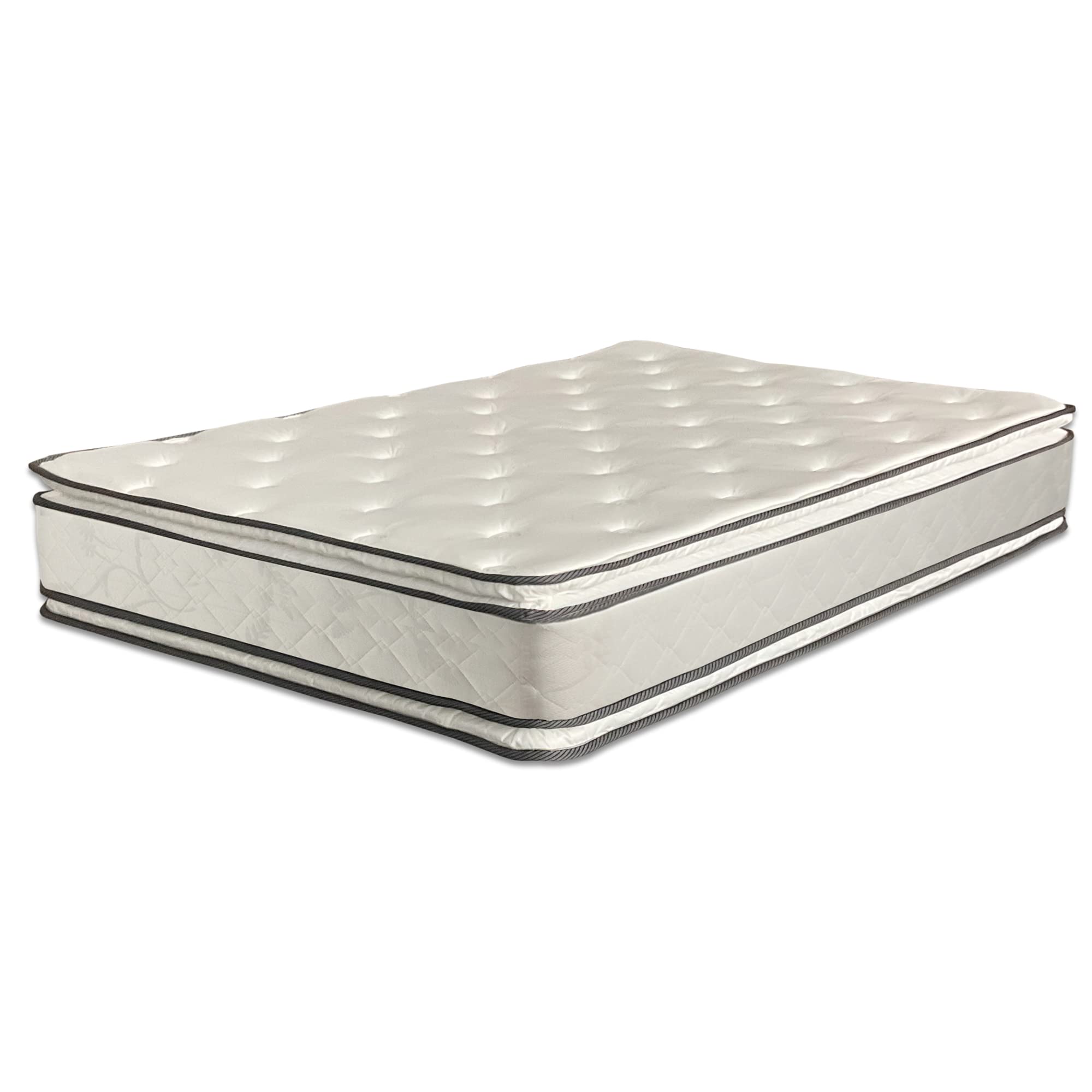 Mayton, 12-Inch Medium Plush Double Sided Pillowtop Innerspring Mattress, Full XL