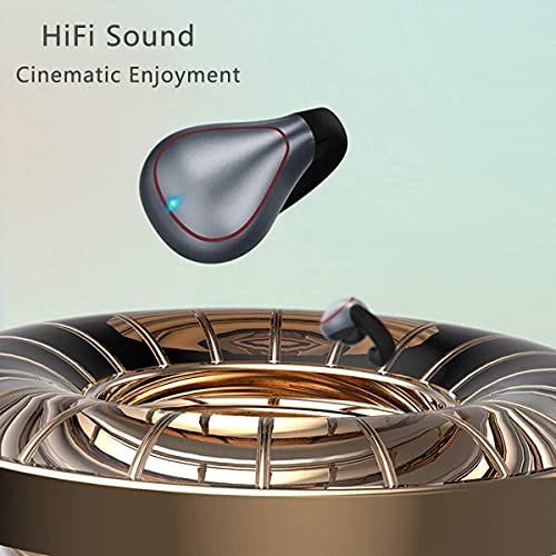 ESSONIO Open Ear Headphones air Conduction Headphones Bluetooth Workout Headphones Open Ear Earbuds for Sports Running Headphones Exercise Around Ear (Two Ears Gray)