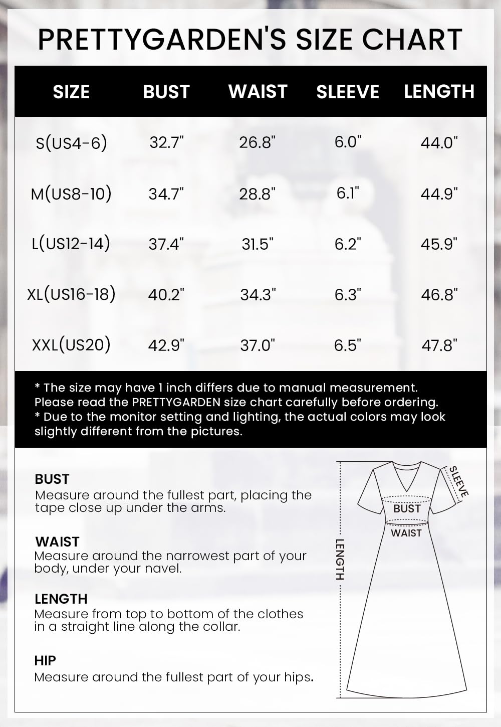 PRETTYGARDEN Women's Summer Midi Dress Ruffle Cap Sleeve V Neck Cocktail Party Swing A Line Fit and Flared Dresses (Dark Green,X-Large)