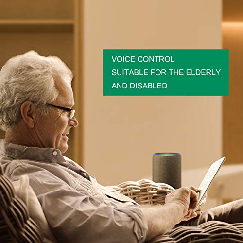 Smart Dimmer Switch by Martin Jerry | White, Supports LED, 2.4G WiFi, Voice Control via Echo & Google Home, a Neutral Wire is Necessary for Installation