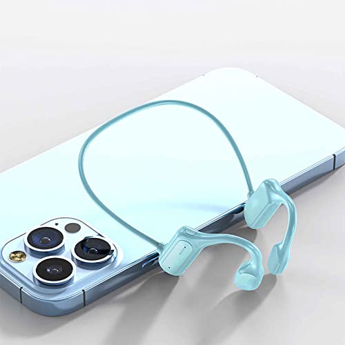 PUGGA Averi⢠- Bone Conduction Headphones, Open-Ear Bone Conduction Wireless Earphones IPX5 Waterproof, Sport Headphones Sweatproof for Running and Workouts (Blue)