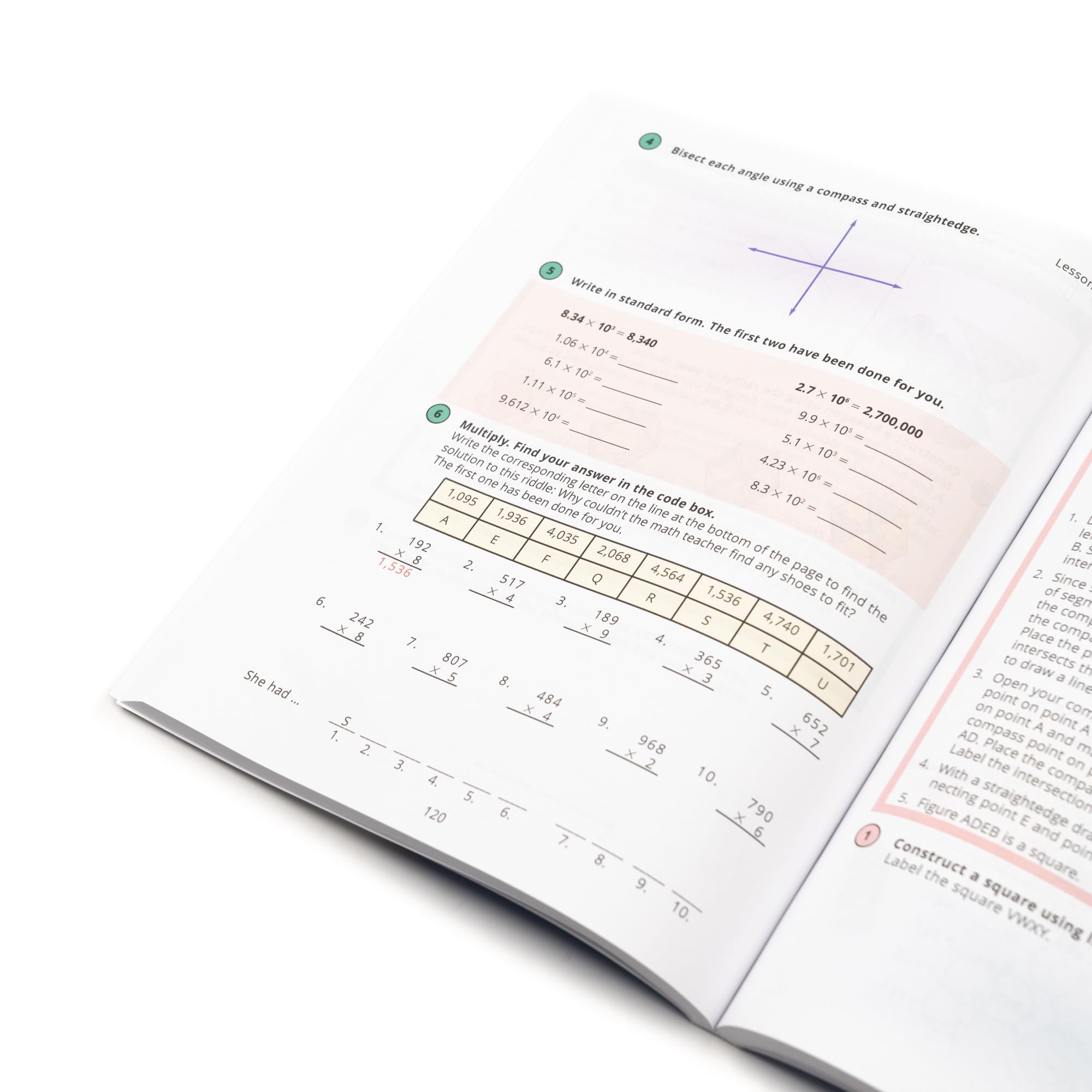 Horizons 6th Grade Math Student Book 1 (Lifepac)
