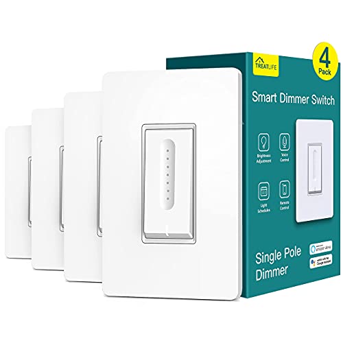 4 Pack Smart Dimmer Switch + 4 Pack Smart Light Switch Bundles