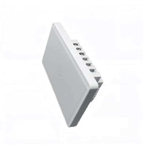 WiFi Smart Light Touch Wall Switch Works with Alexa and Google Home Neutral Wire Required, No Gateway Required. Connect to The Smart Life Tuya App.Us Standard Electrical Light Switches (1 Gang White)