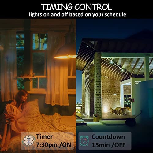 WiFi Smart Light Touch Wall Switch Works with Alexa and Google Home Neutral Wire Required, No Gateway Required. Connect to The Smart Life Tuya App.Us Standard Electrical Light Switches (1 Gang White)