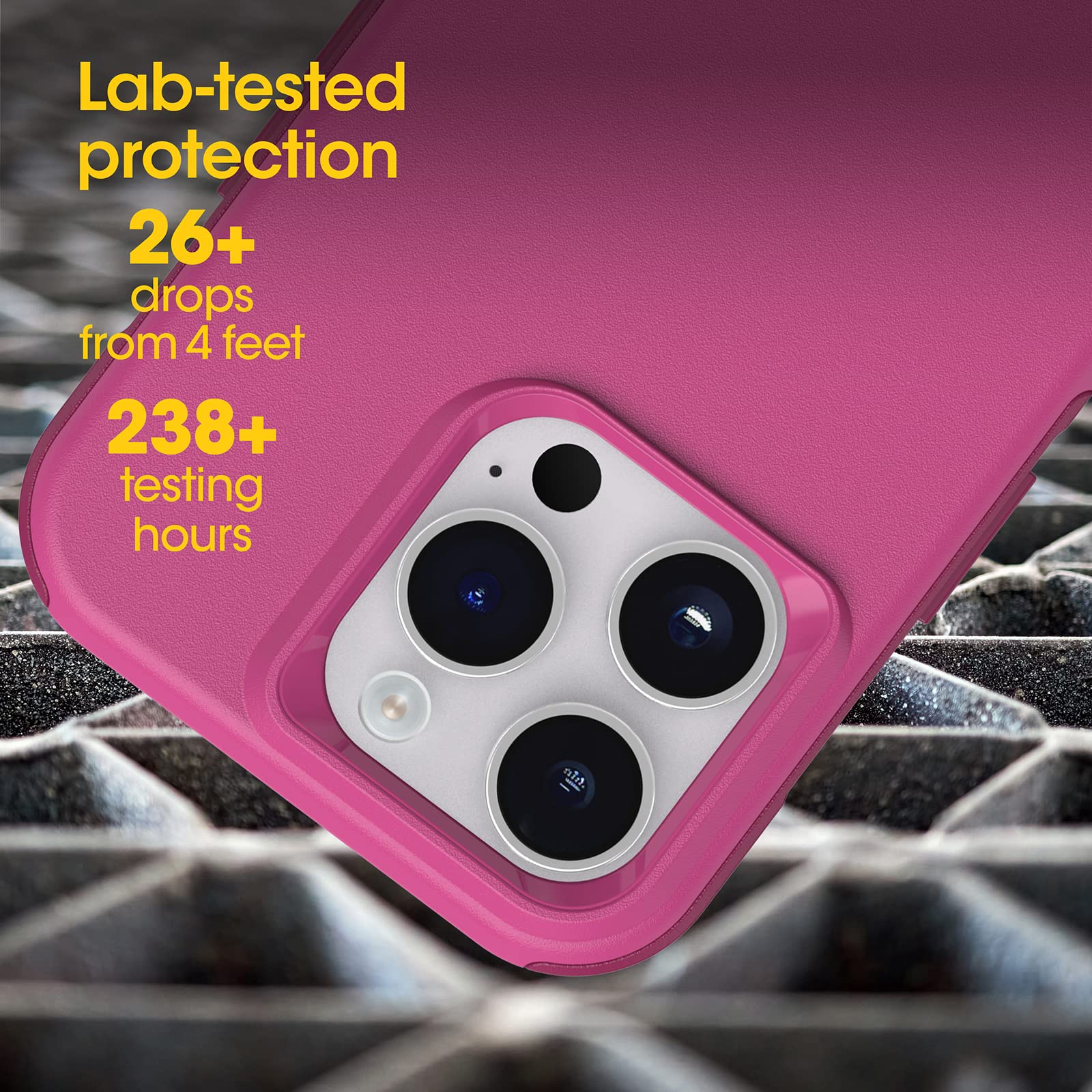 OtterBox Commuter Series for iPhone 14 Pro (ONLY) - INTO The Fucshia (Pink)