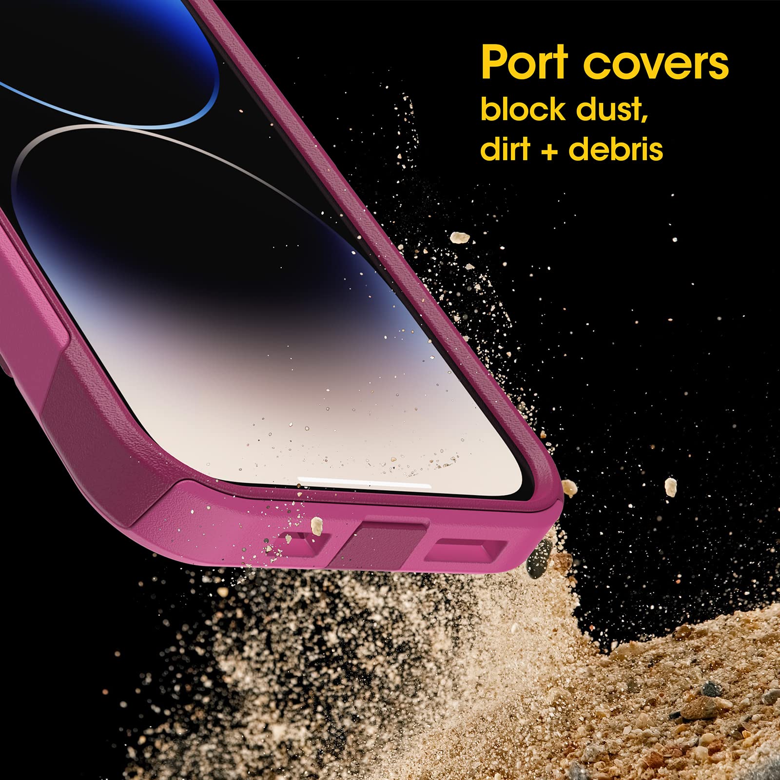 OtterBox Commuter Series for iPhone 14 Pro (ONLY) - INTO The Fucshia (Pink)