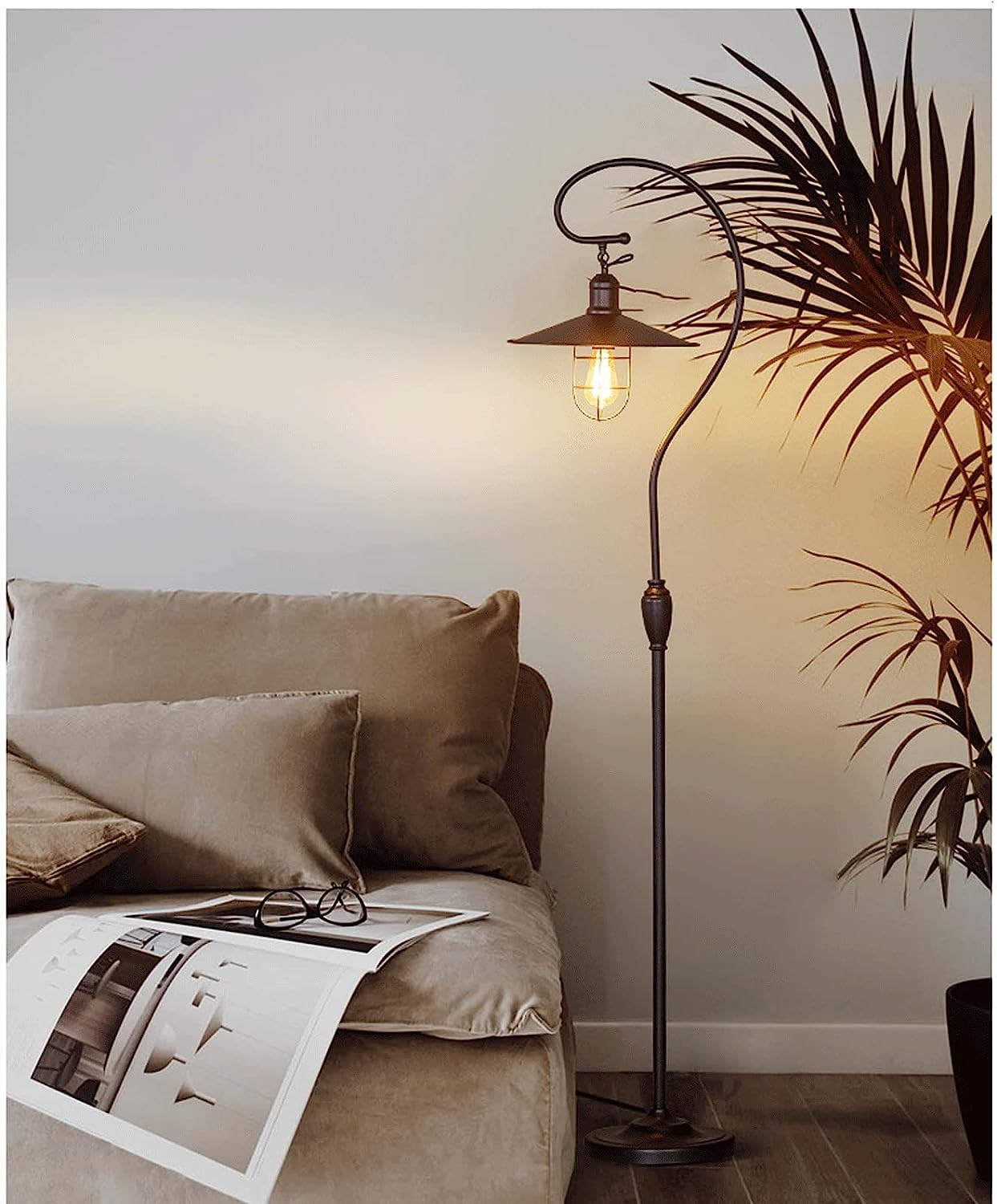Floor Lamp Floor Light Standing Lamp Modern Industrial Floor Lamp for Living Rooms Bedroom Rustic Reading Standing Lamp Standing Indoor Pole Lamp Standing Light Bedroom
