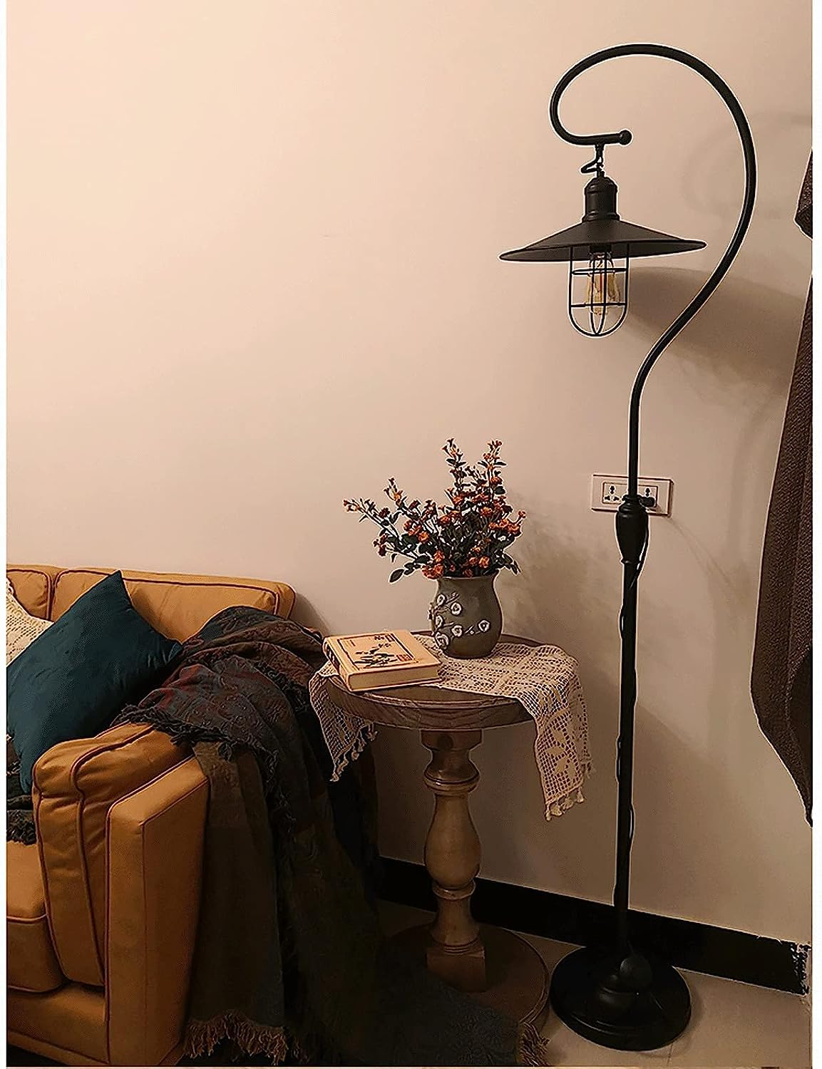 Floor Lamp Floor Light Standing Lamp Modern Industrial Floor Lamp for Living Rooms Bedroom Rustic Reading Standing Lamp Standing Indoor Pole Lamp Standing Light Bedroom