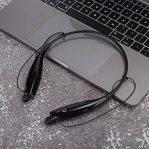 minifinker Noise Reduction Headest, Longer Standby Calls Decreasethe Burden HV-800 Earphones for Hinking Sport for Music Walking(Black)