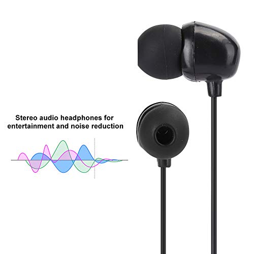 minifinker Noise Reduction Headest, Longer Standby Calls Decreasethe Burden HV-800 Earphones for Hinking Sport for Music Walking(Black)
